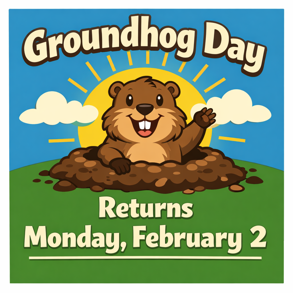 Groundhog Day returns Monday, February 2 - Grainger County Journal